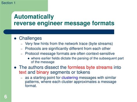 Ppt Discoverer Automatic Protocol Reverse Engineering From Network Traces Powerpoint