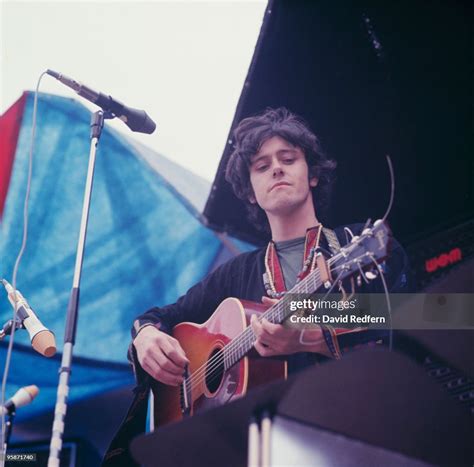 Scottish Singer And Musician Donovan Performs Live On Stage At The