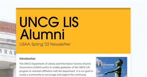 Uncg Lis Alumni