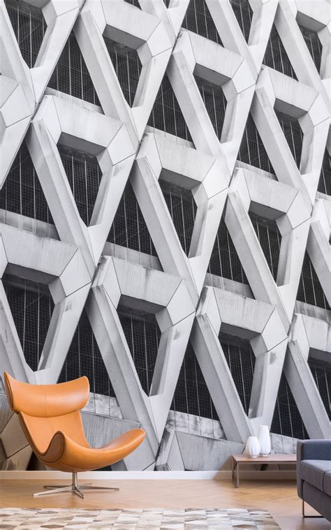 Brutalist Inspired Wallpaper Collection Features Welbeck Street Car Park