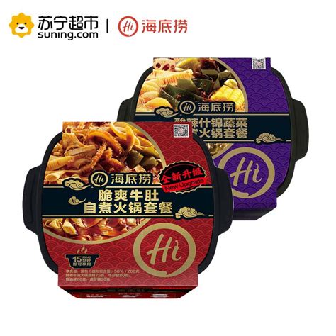 【方便火锅】 海底捞自煮自热火锅脆爽牛肚435g海底捞自煮火锅酸辣什锦410g【价格 图片 品牌 报价】 苏宁易购苏宁自营