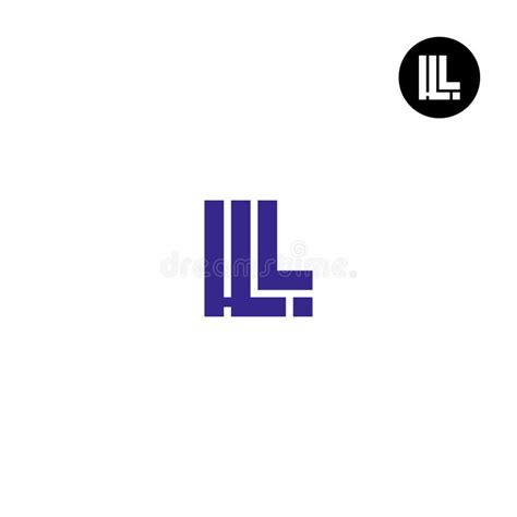 Lll Logo Letter Monogram Design Stock Vector Illustration Of Modern