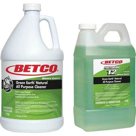 Betco Green Earth Natural All Purpose Cleaner Concentrate 128 Fl Oz