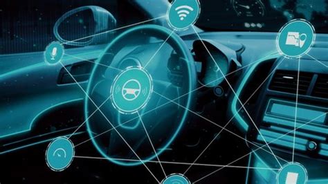 Smart Transport Technology Concept Future Car Stock Footage Video 100