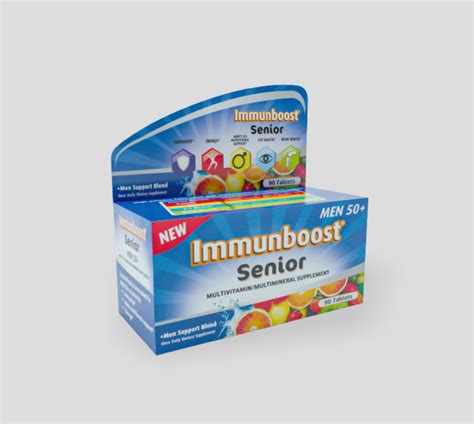 Immunboost® Senior Men 50 Basic Supplement Boost Your Way To A
