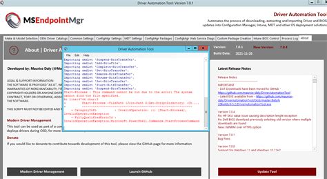 Issue Trying To Update Driverautomationtool · Issue 344 · Maurice Dalydriverautomationtool