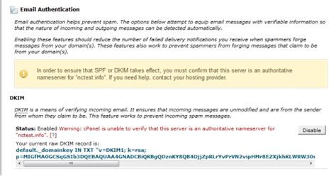Enabling Spamassassin Spf And Dkim In Cpanel Web24