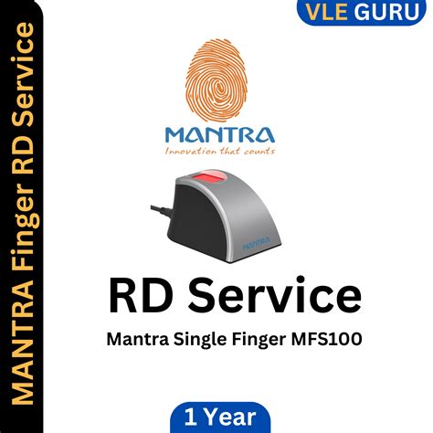 Mantra Finger Rd Service Mfs100 Vle Guru