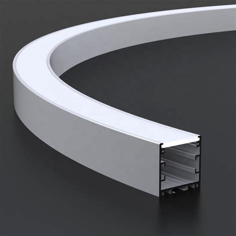 2022 Modern Bending Curved 50mm Wide Led Strip Aluminum Profile Light Led Profile Light And