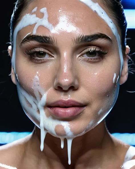 Gal Gadot White Slime Bukkake On Free Ai Photo Generator Starryai
