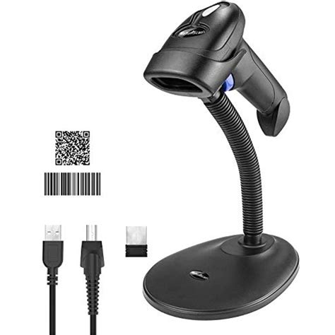 Netumscan Wireless 1d 2d Barcode Scanner W Stand Screen Scan