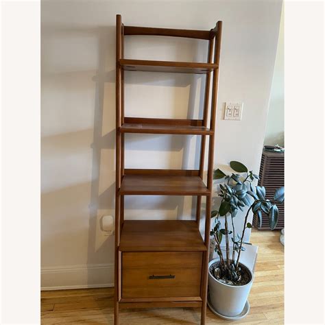 West Elm Mid Century Modern Bookshelf Aptdeco