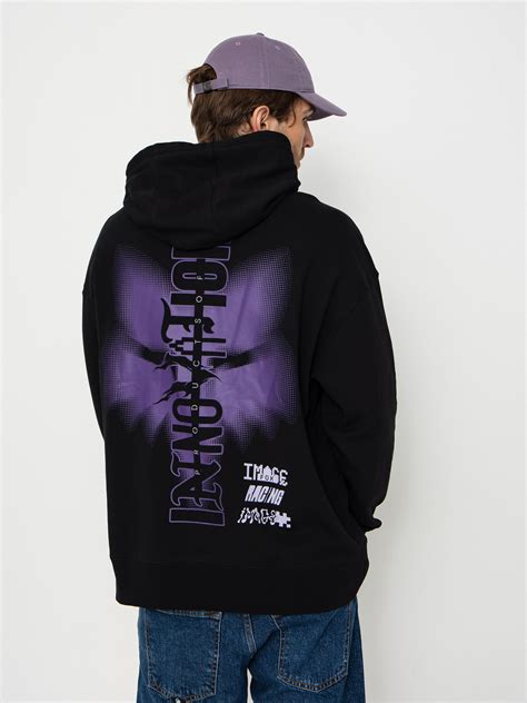 Fox Hoodie Image Phantom Oversized Hd Black Black