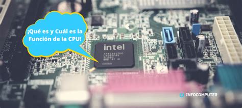 Descubre Qué Es Y Para Qué Sirve La Cpu