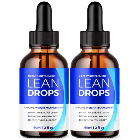 Lean Drops Advanced Health And Fitness Support Supplement With Natural