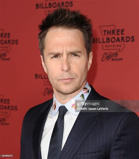 Actor Sam Rockwell Attends The Premiere Of Three Billboards Outside