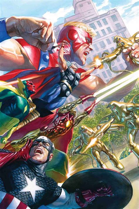 Avengers By Alex Ross Marvel Artwork Marvel Comics Art Marvel Comic