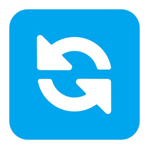 Counterclockwise Arrows Button Flat Icon FluentUI Emoji Flat Iconpack