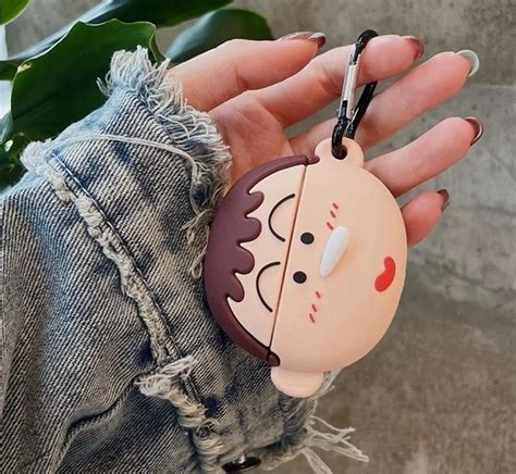 🚒빠른출발🚒 맹구 콧물 에어팟1 에어팟2 에어팟3 에어팟4 에어팟프로 에어팟프로2 애니메이션 귀여운 3d 이어폰 케이스 블루투스 헤드셋 커버 소프트 커버 실리콘 캐릭터 에이블리