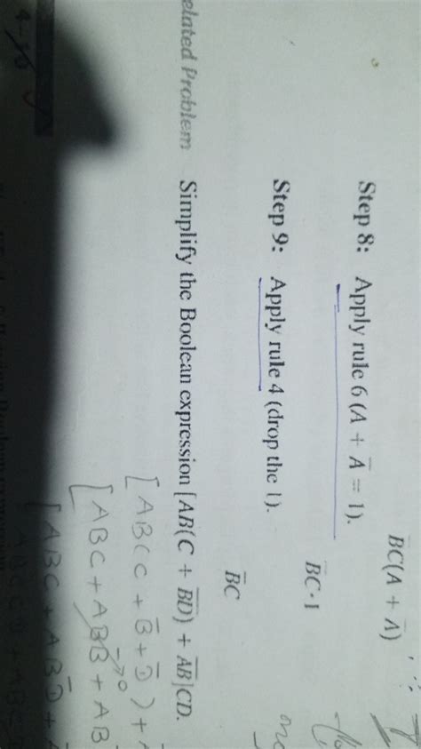 Simplify The Boolean Expression Abcbd Aboverline C D Filo