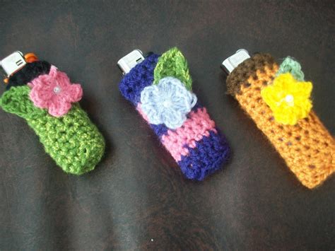 Amigosagujas Y Masceliabe Creaciones Porta Encendedores A Crochet