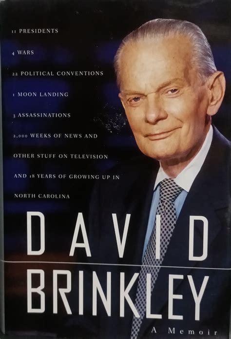 David Brinkley 1920 2003 A Memoir 1st Edition Hardcoversigned Etsy