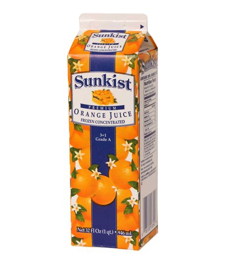 Sunkist Orange 32 Fl Oz Frozen Concentrate Juice 12 Per Case