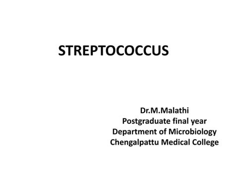 Streptococcus Pptx Infectious Diseases Diseases And Conditions