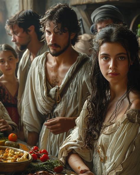 Premium Photo A Digital Scene Of The Moment Before The Passover Meal