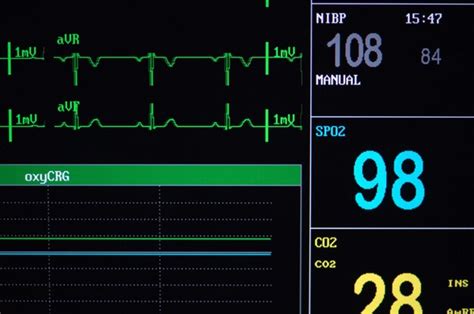 Premium Photo Detail From The Life Support Monitor