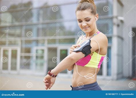 Sport Is Her Passion Stock Image Image Of Healthy Copy 98188771