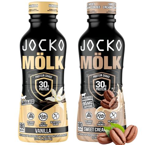 Jocko Fuel Mölk Rtd Protein Shakes Bundle Vanilla And Sweet