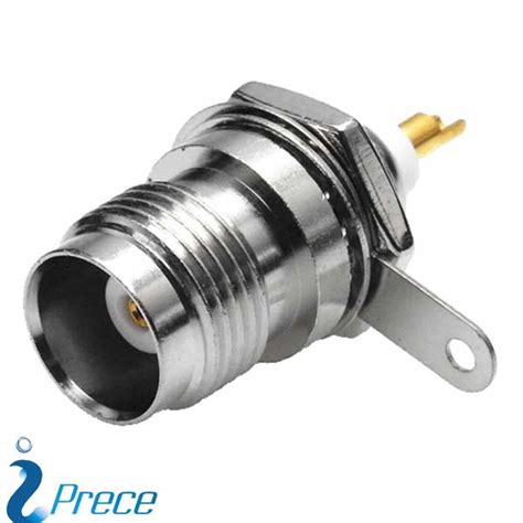 Tnc Bulkhead Jack Front Mount Solder Type 50 75 Ohm Iprece