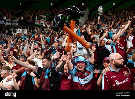 Prague République Tchèque 07th Juin 2023 Les Fans De West Ham United