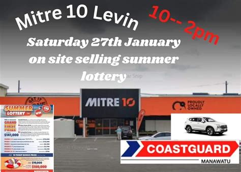 At Levin Mitre 10 Tomorrow Manawatu Volunteer Coastguard