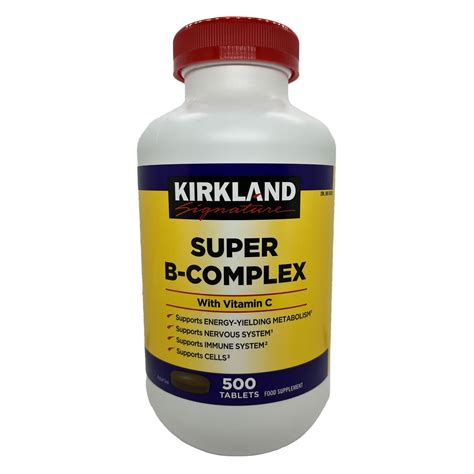 Kirkland Signature Super B Complex 500 Count Costco Uk