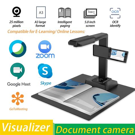 Teklead A3 Document Scanner 25mp Camera 50 Inches Digital Screen