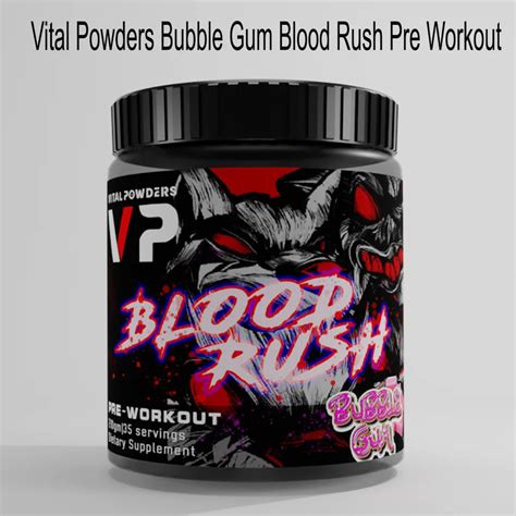 Vital Powders Bubble Gum Blood Rush Pre Workout At ₹ 850box New