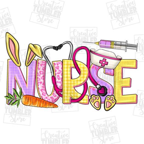 Easter Nurse Png Sublimation Design Download Happy Easter Day Png