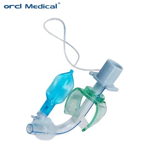 Disposable Medical Pvc Cuffed Tracheostomy Tube With Pilot Balloon