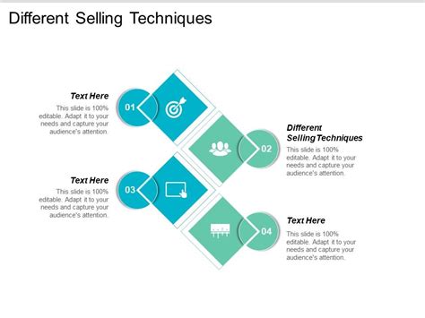 Different Selling Techniques Ppt Powerpoint Presentation Ideas Master Slide Cpb