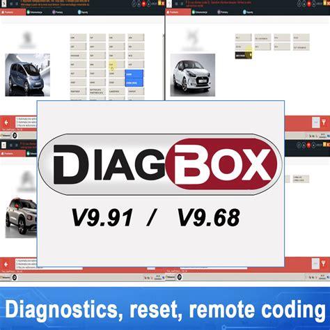 Diagbox V9 91 Work With Pp2000 Virtual Machin Work For Citroen Peugeot Ds Cars Untill 2021
