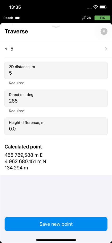 The Inverse And Traverse Tools In Emlid Flow And Emlid Flow 360 News Emlid Community Forum