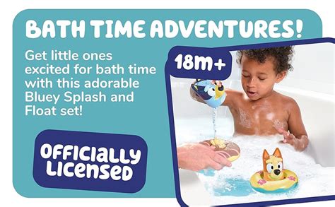 Toomies Bluey Bath Float 2 Pack Pouring Cup Bluey And Bingo