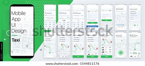 Design Mobile Application Ui Ux Set Stock Vector Royalty Free 1544811176