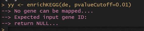 Kegg富集分析报错no Gene Can Be Mapped 知乎