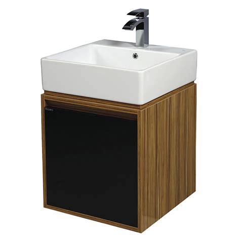 Creavit Mass Base Cabinet 50x85x50cm Black Brown Uniq