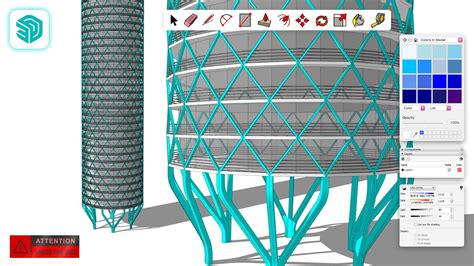 Sketchup For Architects How To Model Floating Tower In Sketchup 3d