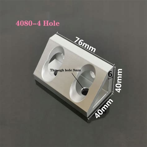 Model 4080 4 Z Otworami Lver Profil Aluminiowy Kąt 13869685277