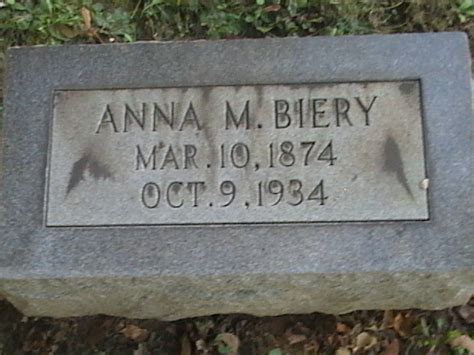 Anna Serfass Biery 1874 1934 Find A Grave Memorial